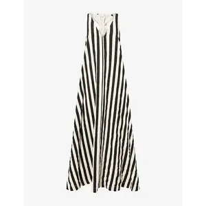 4TH & RECKLESS Valeria Striped Cotton Maxi Dress - Multi