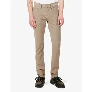 7 For All Mankind Slimmy Tapered-leg Stretch-denim Jeans