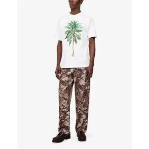 Obey Palm Graphic-print Cotton T-shirt
