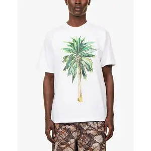 Obey Palm Graphic-print Cotton T-shirt