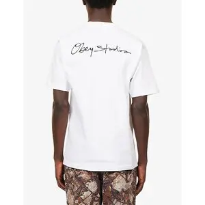 Obey Palm Graphic-print Cotton T-shirt