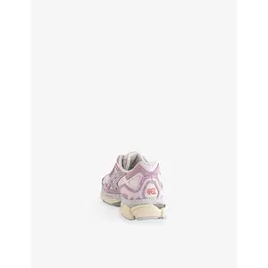 Asics Gel-nyc Mesh And Suede Low-top Trainers - Cream Rose Water