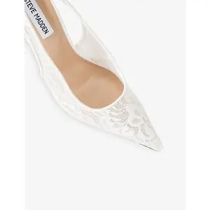 Steve Madden Reyes Lace Slingback High Heel Pumps