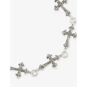 Emanuele Bicocchi Sterling Rose Multi-cross Bracelet