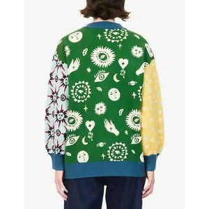 NEVER FULLY DRESSED Martha Woven-knit Cardigan