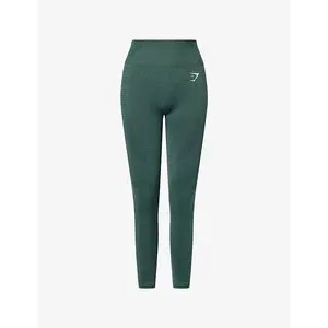 GYMSHARK Vital Seamless 2.0 Gym Leggings - Obsidian Green Marl