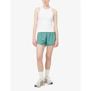 ADANOLA Ribbed Round-neck Stretch-modal Tank Top