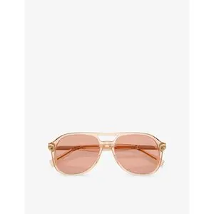 Brunello Cucinelli Pilot-frame Acetate Sunglasses