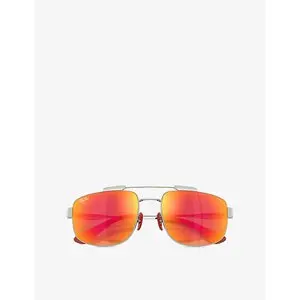 Ray-ban Square Frame Metal Sunglasses - Silver