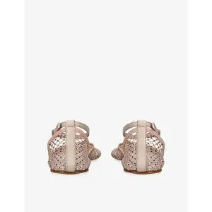 Christopher Esber Minette Mesh Ballet Flats - Blush