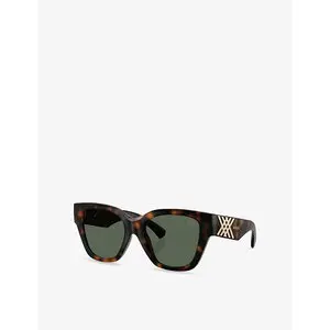 Burberry Square Frame Acetate Sunglasses - Brown