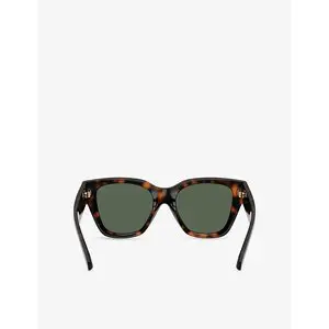 Burberry Square Frame Acetate Sunglasses - Brown