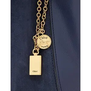 Chloé Leather Tote Bag With Branded Charm Hardware