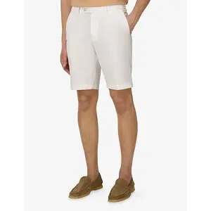 Boggi Milano Straight-leg Regular-fit Stretch-cotton Bermuda Shorts