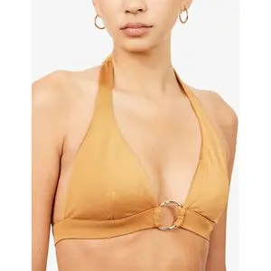 Heidi Klein Atrani Ring Halter Bikini Top