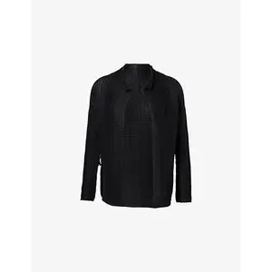 Issey Miyake Wooly Pleats Knit Cardigan