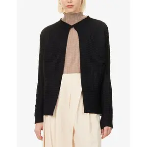 Issey Miyake Wooly Pleats Knit Cardigan