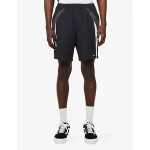 Obey Contrast-stripe Woven Shorts