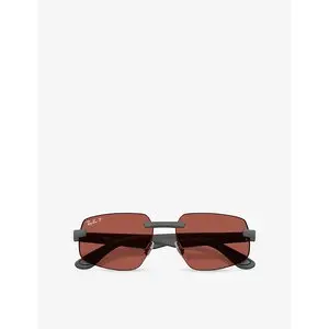 Ray-ban Irregular Frame Sunglasses - Grey