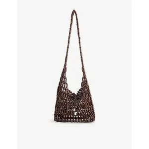 Staud Coronado Beaded Shoulder Bag
