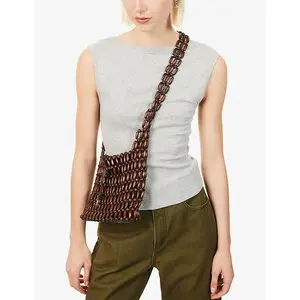 Staud Coronado Beaded Shoulder Bag