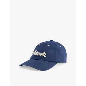 ADANOLA Signature Cotton Cap - Navy Blue