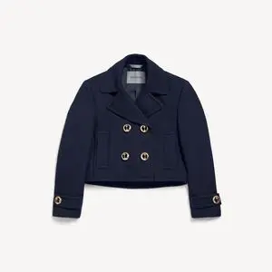 Balenciaga Cropped Peacoat