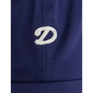 DRAKE'S Chainstitched D Logo Cotton Cap