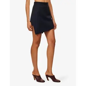 VIVIENNE WESTWOOD Asymmetric Wool Mini Skirt