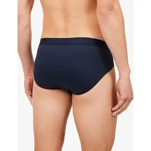 Falke Daily Comfort Pack Of Two Stretch-cotton Briefs Xxl - Midnight