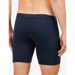 Falke Daily Comfort Long-leg Pack Of Two Stretch-cotton Boxer Briefs Xxl - Midnight