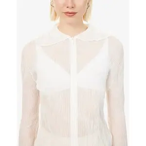 Issey Miyake Pleated Zip-through Shirt