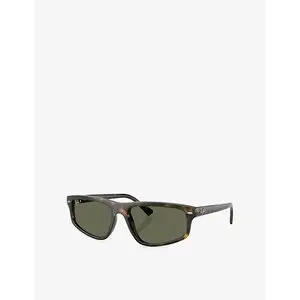 Ray-ban Irregular Frame Tortoiseshell Propionate Sunglasses