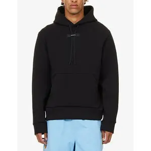 On Focus Tech" Regular-fit Stretch-cotton Blend Hoodie