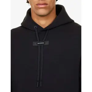 On Focus Tech" Regular-fit Stretch-cotton Blend Hoodie