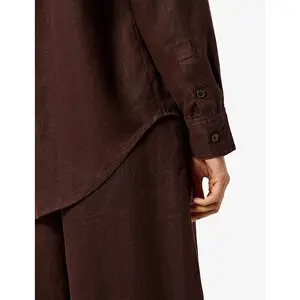 Whistles Relaxed Fit Linen Shirt
