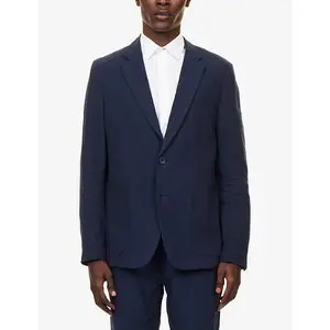 PERCIVAL Single-breasted Notch-lapel Linen Blazer