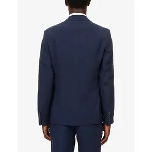 PERCIVAL Single-breasted Notch-lapel Linen Blazer