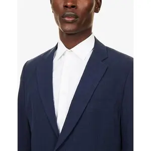 PERCIVAL Single-breasted Notch-lapel Linen Blazer