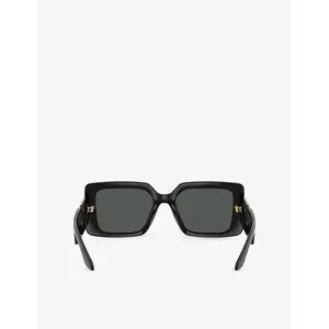 Versace Square Frame Acetate Sunglasses