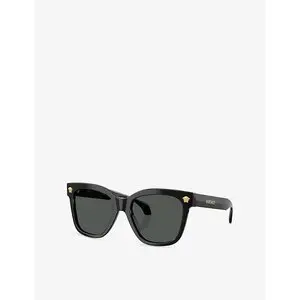 Versace Square Frame Acetate Sunglasses