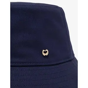 Maje Embellished Wide-brim Cotton Hat
