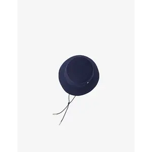 Maje Embellished Wide-brim Cotton Hat