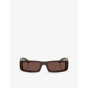 Prada Rectangle Acetate Sunglasses