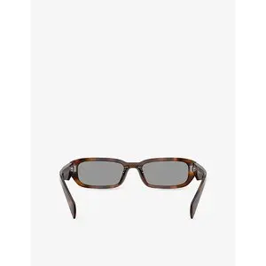 Prada Rectangular-frame Acetate Sunglasses - Brown