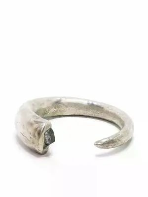 PARTS OF FOUR Horn Bracelet - Silver