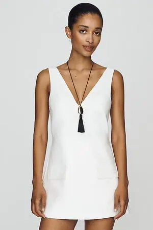 MARE MARE V-neck Romper - White