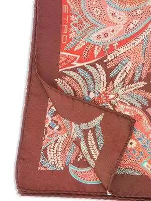 Etro Paisley-print Silk Scarf
