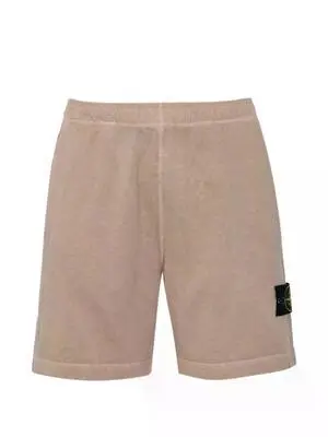 Stone Island Logo Patch Drawstring Shorts