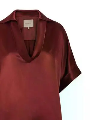 ROKSANDA Enira Satin Finish Blouse - Red